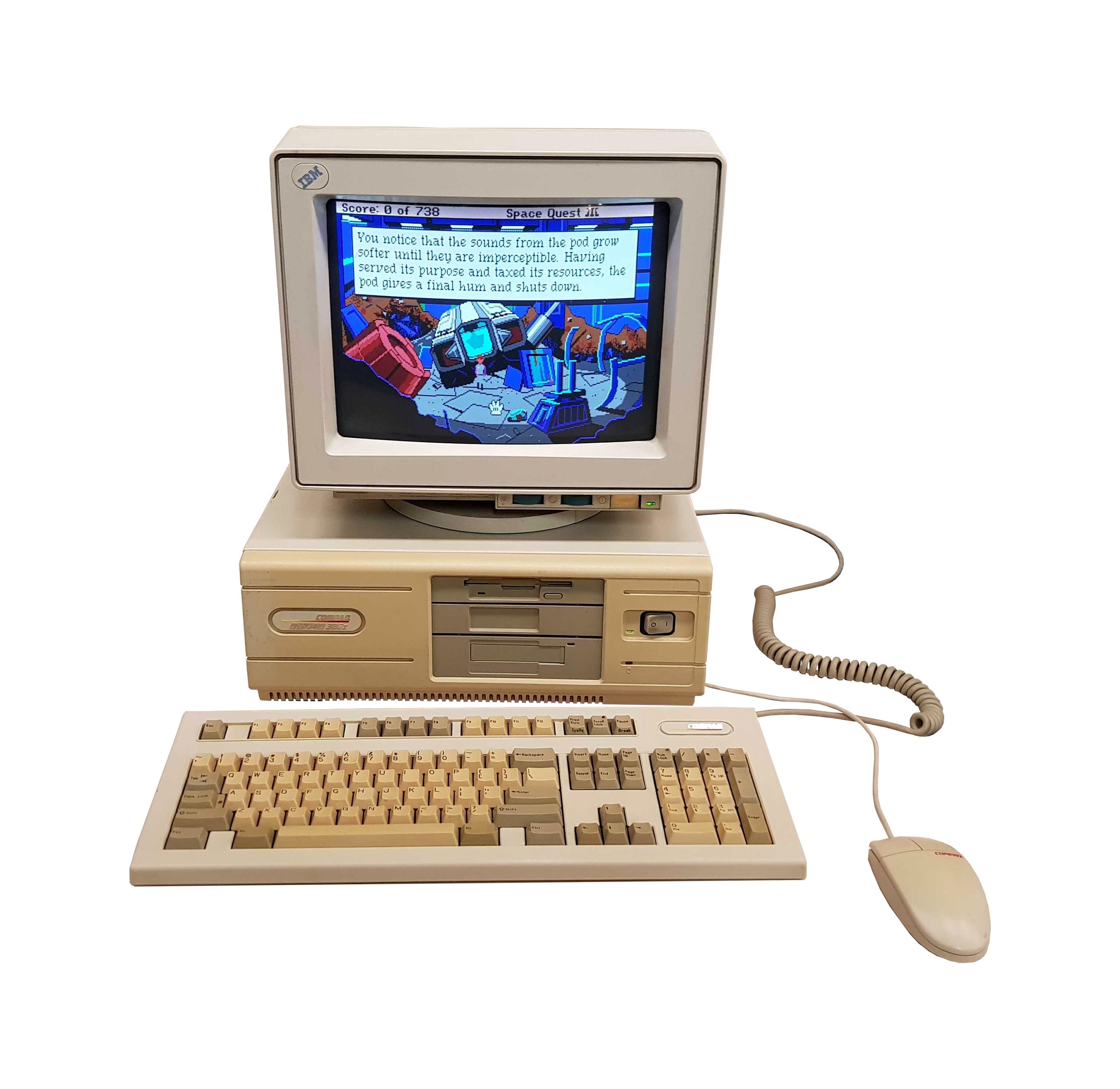 HomeComputerMuseum - Compaq Deskpro 386s